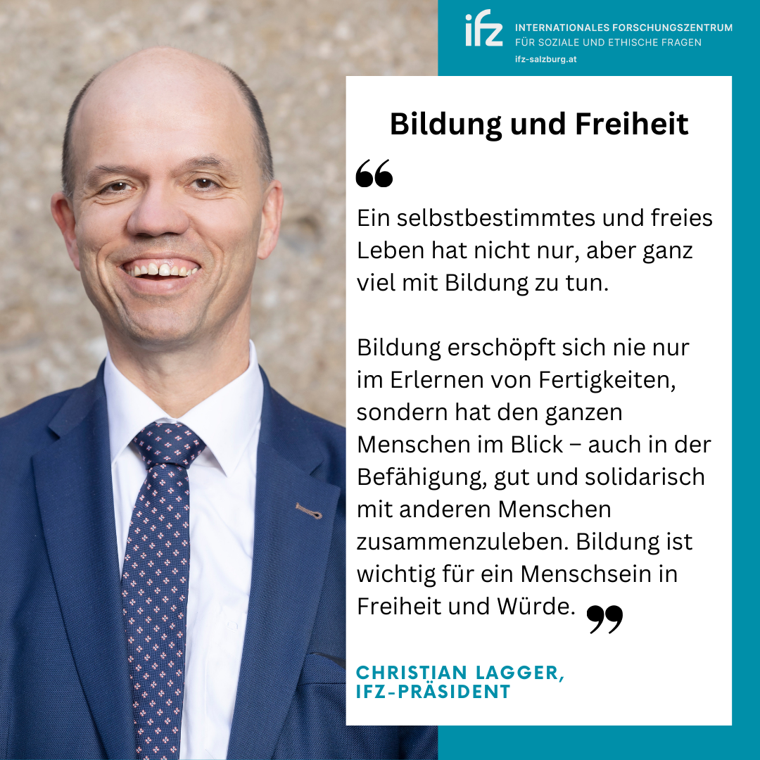 ifz-Präsident Christian Lagger über Bildung und Freiheit - ifz ...