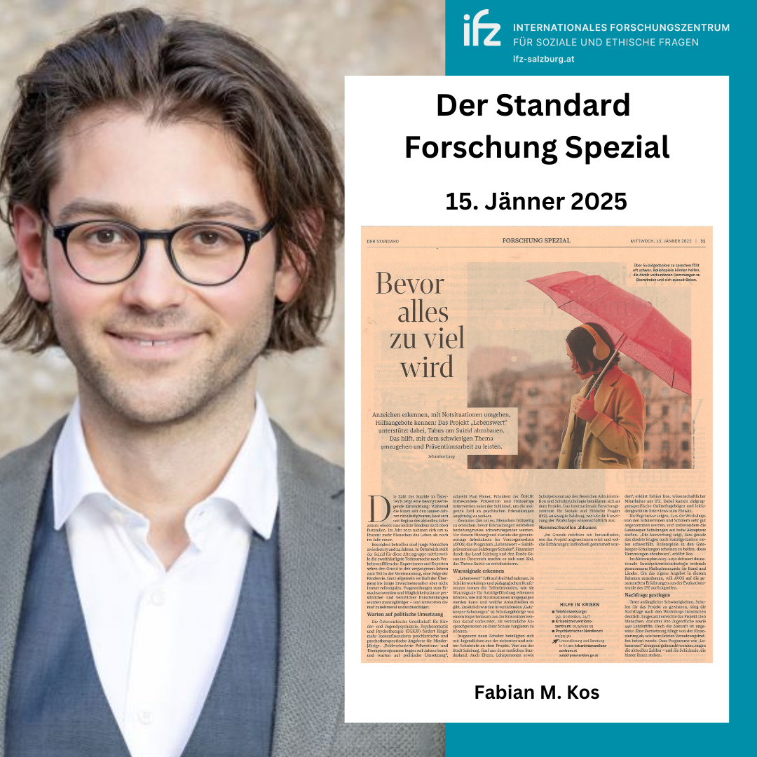 "Bevor alles zu viel wird": Projekt "lebenswert" im Der Standard ...